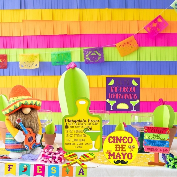 Accents | Cinco De Mayo Mexican Tiered Tray Decor Table Decor New In ...